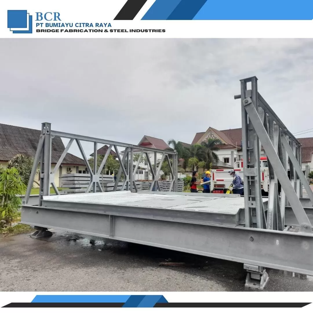 Jembatan Darurat Panel Bailey - PT. Bumiayu Citra Raya
